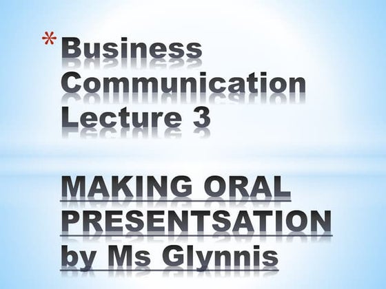 Business communication 1 | PPT