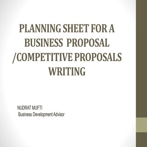 NUDRAT MUFTI | PPTX | Business Accounting & Finance | Business