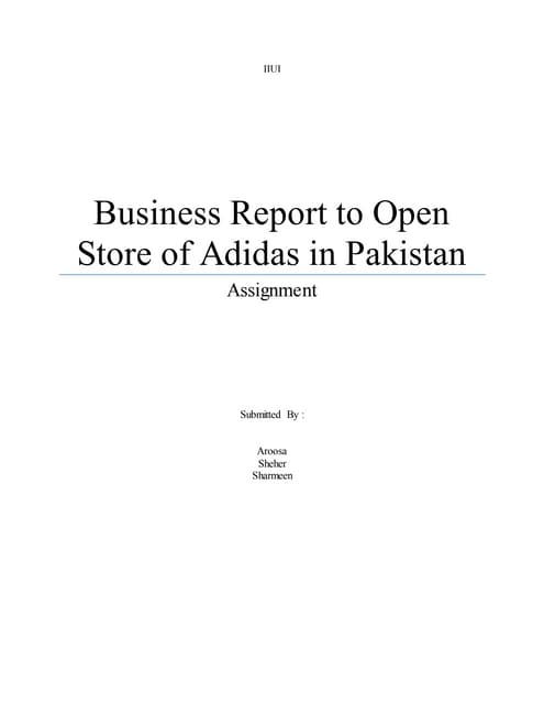 Adidas Management and Managerial Structure | PPTX | Large Business ...