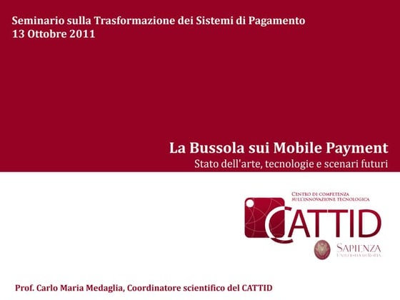 Mobile payments monetica febbraio2012 | PPT