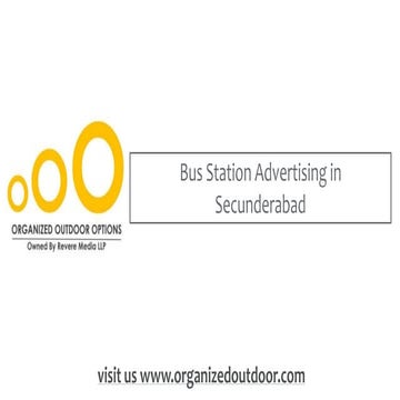 Bus Stand Advertising in secunderabad - Advertising on Bus Stand in ...