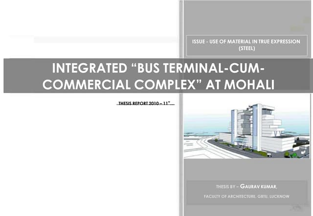 Standards for bus terminals | PPTX
