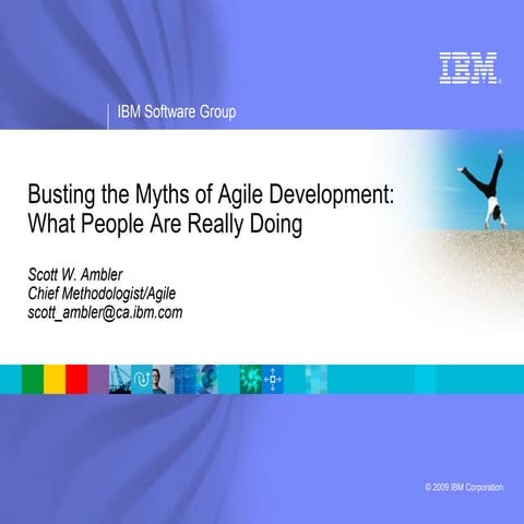 Busting agile myths_v1 | PDF | Computer Software and Applications | Computing