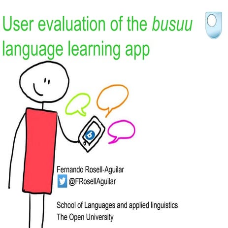User evaluation of the busuu language learning app | PPTX