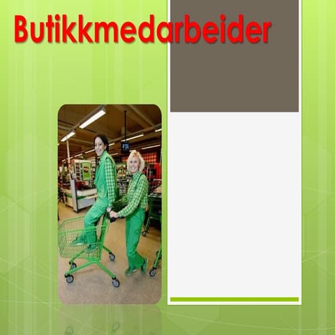 Butikkmedarbeider narim og abdi | PPT