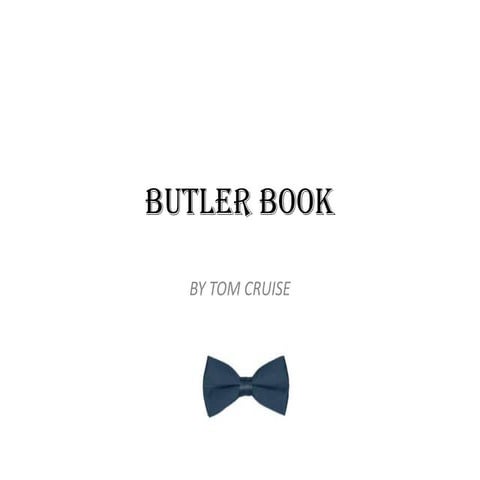 Butler Book | PPTX