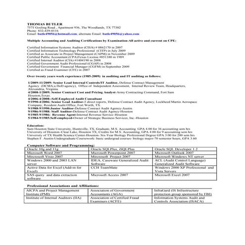 Butler Resume4 | PDF