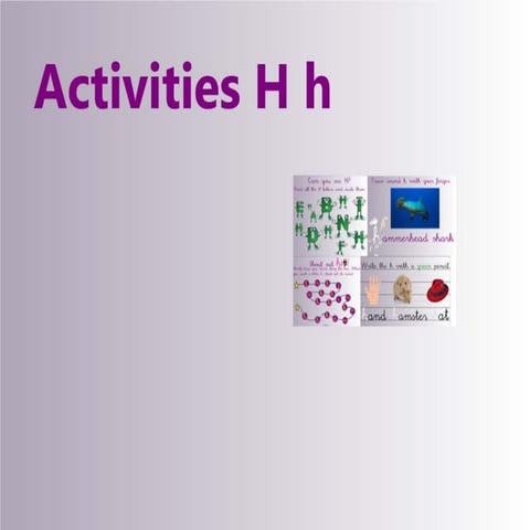 Activities H h | PPT