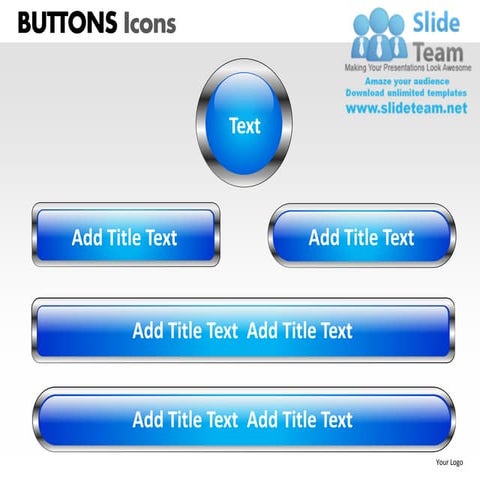 Buttons icons powerpoint presentation slides ppt templates | PDF