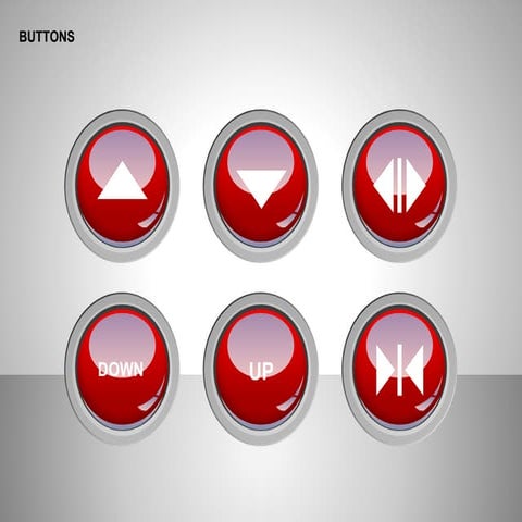Buttons with Icons Collection | PPT