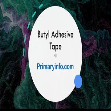 Butyl adhesive-tape: project information | PDF