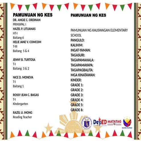 BUWAN NG WIKA PROGRAM 2025- 2026 in the School | PPTX