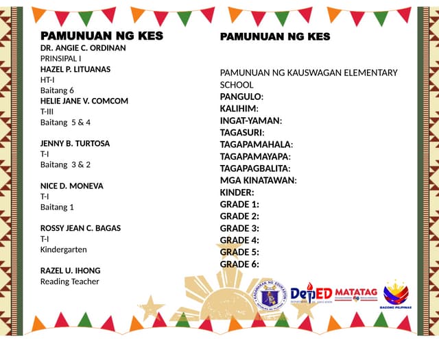 The Sample Program ng Buwan ng Wika 2024 | DOCX