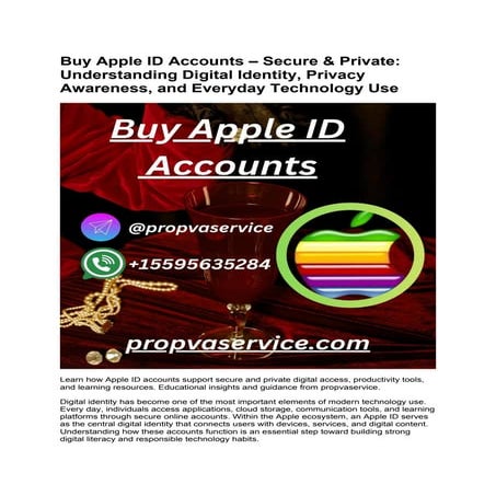 Apple ID Accounts with Payment Method – Buy.docx