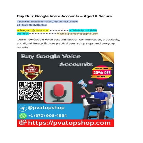 Buy Bulk Google Voice Accounts – Aged & Secure.pdf
