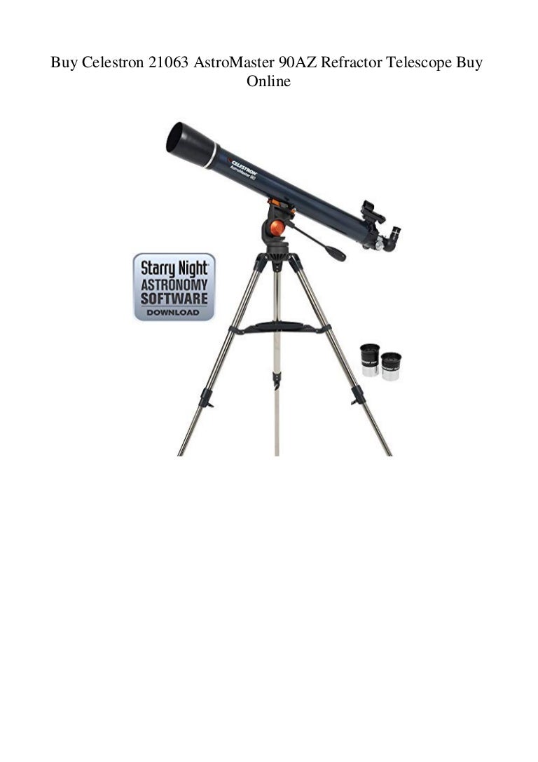 Buy Celestron 21063 Astromaster 90az Refractor Telescope Buy Online