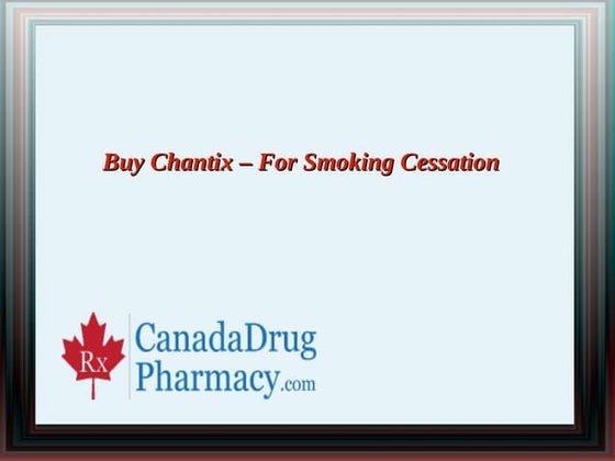 Is it safe to stop smoking with chantix | PPT