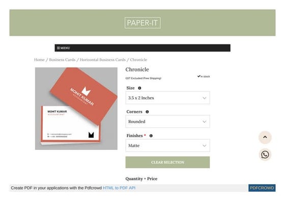 Top accountant visiting cards | PPT