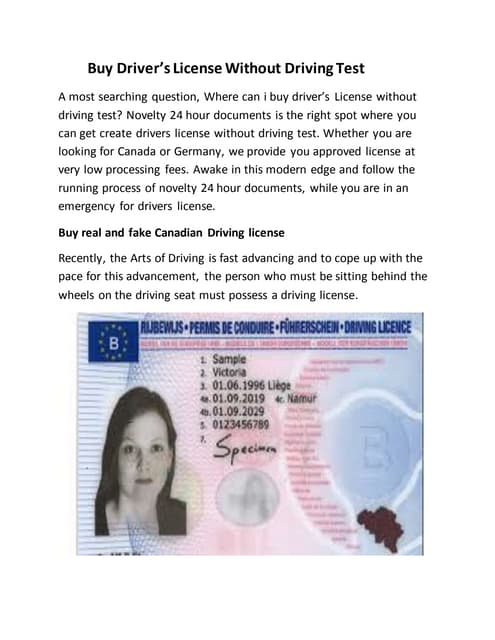 Process of obtaining a driving license in USA. | PPT