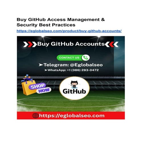 Buy GitHub Access Management & Security Best Practices.pdf