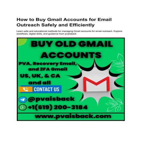 Buy Gmail Accounts Secure Email for Personal or Business.pdf