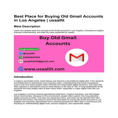 Buy Gmail Accounts_ Step-by-Step Guide for 2025 | DOCX