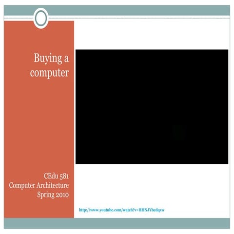 Buying A Computer | PPT | Computing | Technology & Computing
