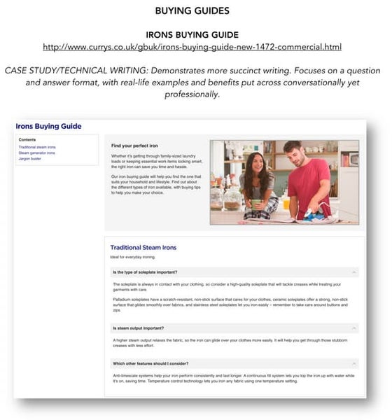 LONG COPY EXAMPLE: Product Description | PDF
