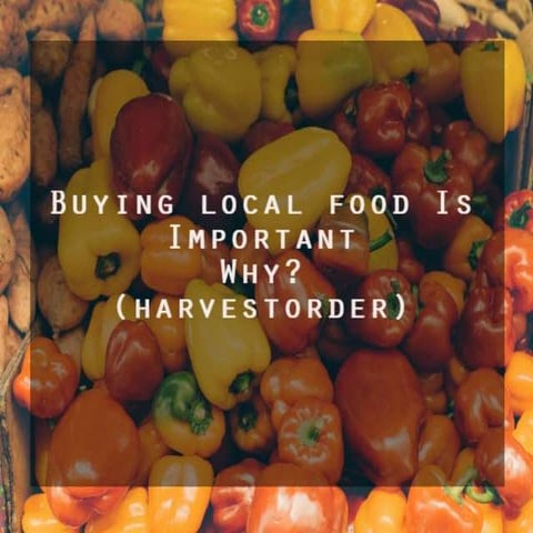 Buying local food is important. why? | PPTX