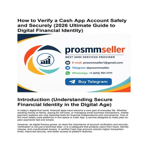 Buying Verified Cash App Accounts_ A Guide to Secure Transactions.docx