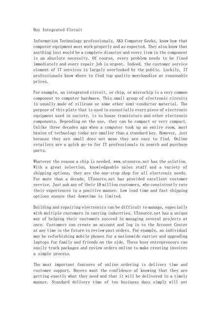 Utsource review | PDF