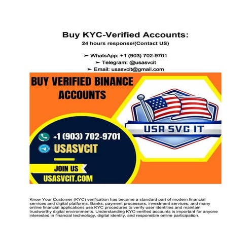 Comprehensive Guide to KYC-Verified Accounts and Digital Identity ...