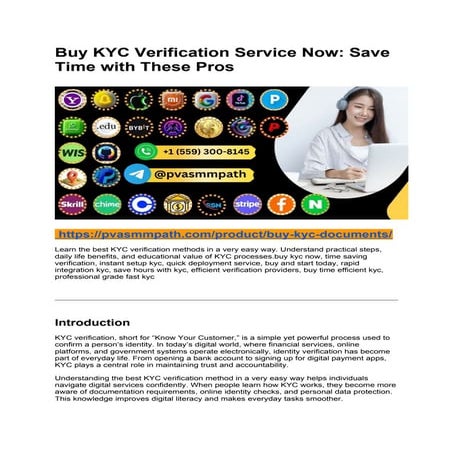 The Complete Guide to Successful KYC Account Verification | PDF