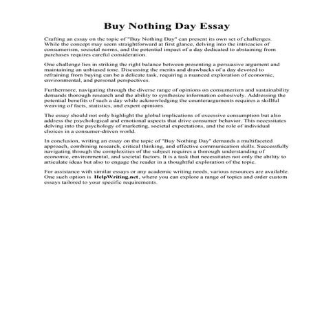 Buy Nothing Day Essay.pdf