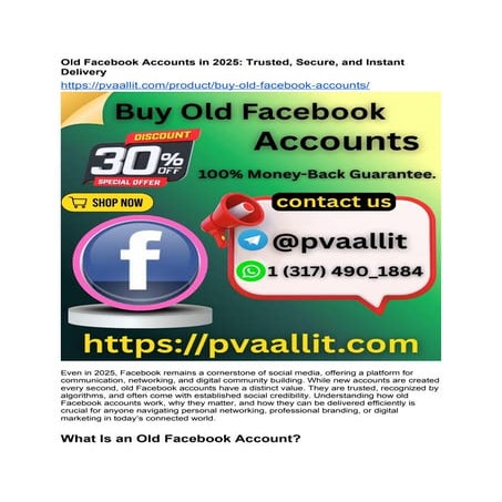 Complete guide, benefits, usage, and security tips for old Facebook ...