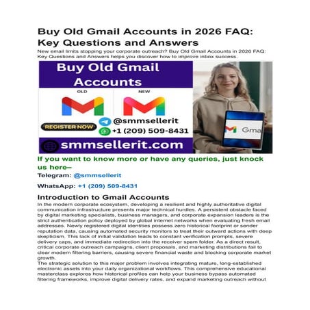 Buy Old Gmail Accounts in 2026 FAQ_ Key Questions and Answers.pdf