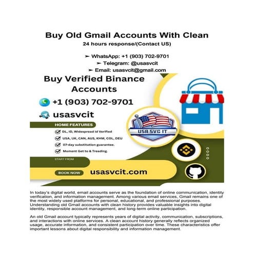 Educational and Practical Insights on Managing Old Gmail Accounts with ...