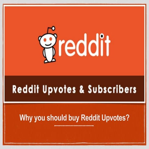 Buy reddit upvotes | PPTX