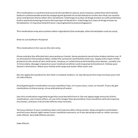 Buy sulfacet r topical