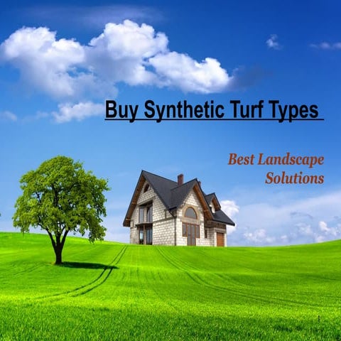 Buy synthetic turf types | PPT