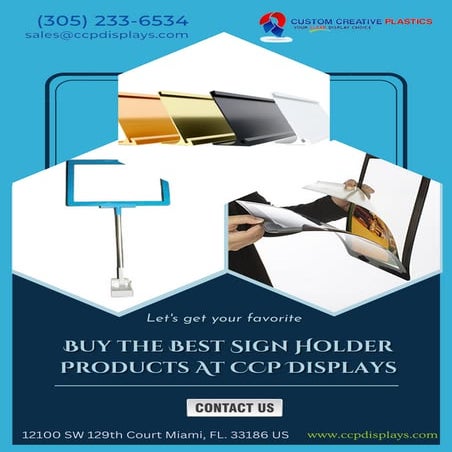 Buy the Best Sign Holder Products At CCP Displays.pdf
