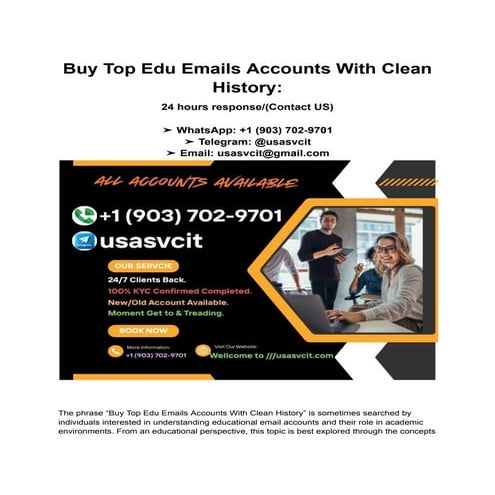 Maximizing Educational Email Accounts: Benefits, Management, and ...