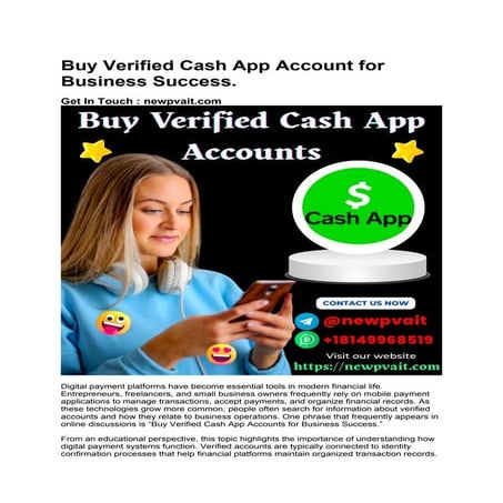 Buy Verified Cash App Account with BTC Access and Verified Identity.pdf