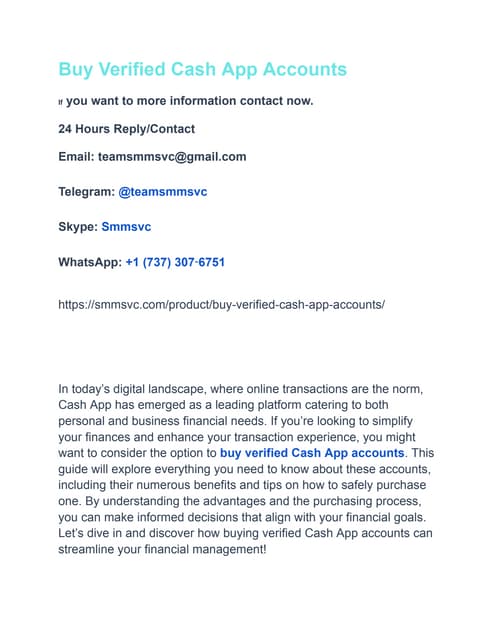 Buy verified cash app account