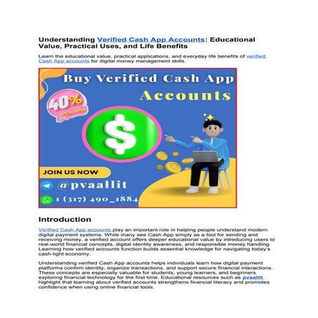 Buy Verified Cash App Accounts in 2026 – $4K, $20K & $25K.docx