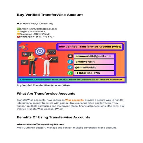 Buy Verified TransferWise Account....world..it.pdf