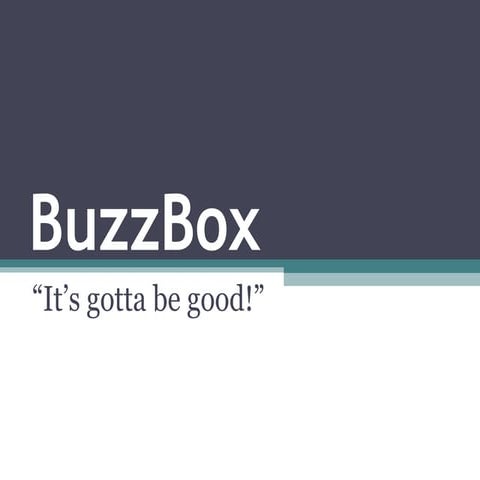 BuzzBox SDK | PPTX