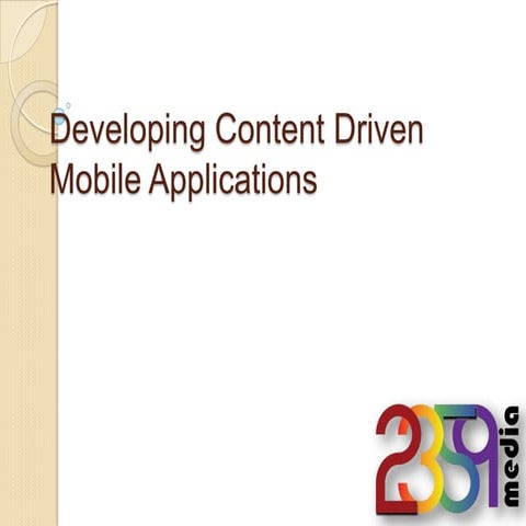 Making Fast Mobile Applications | PPTX