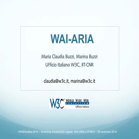 Handimatica2014_WAI-ARIA | PPT