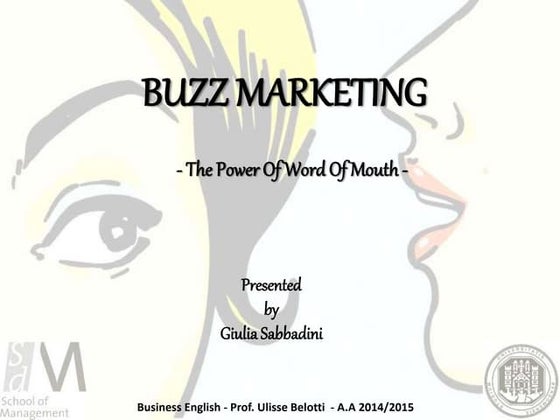 Viral and Buzz Marketing | PPT
